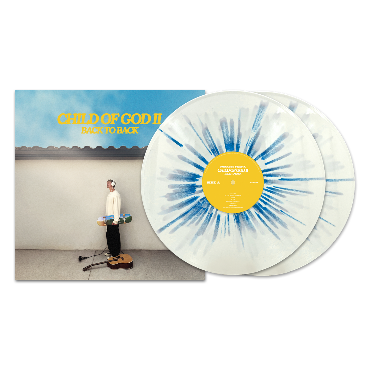 CHILD OF GOD II (BACK TO BACK) - Cream/Blue Splatter Vinyl
