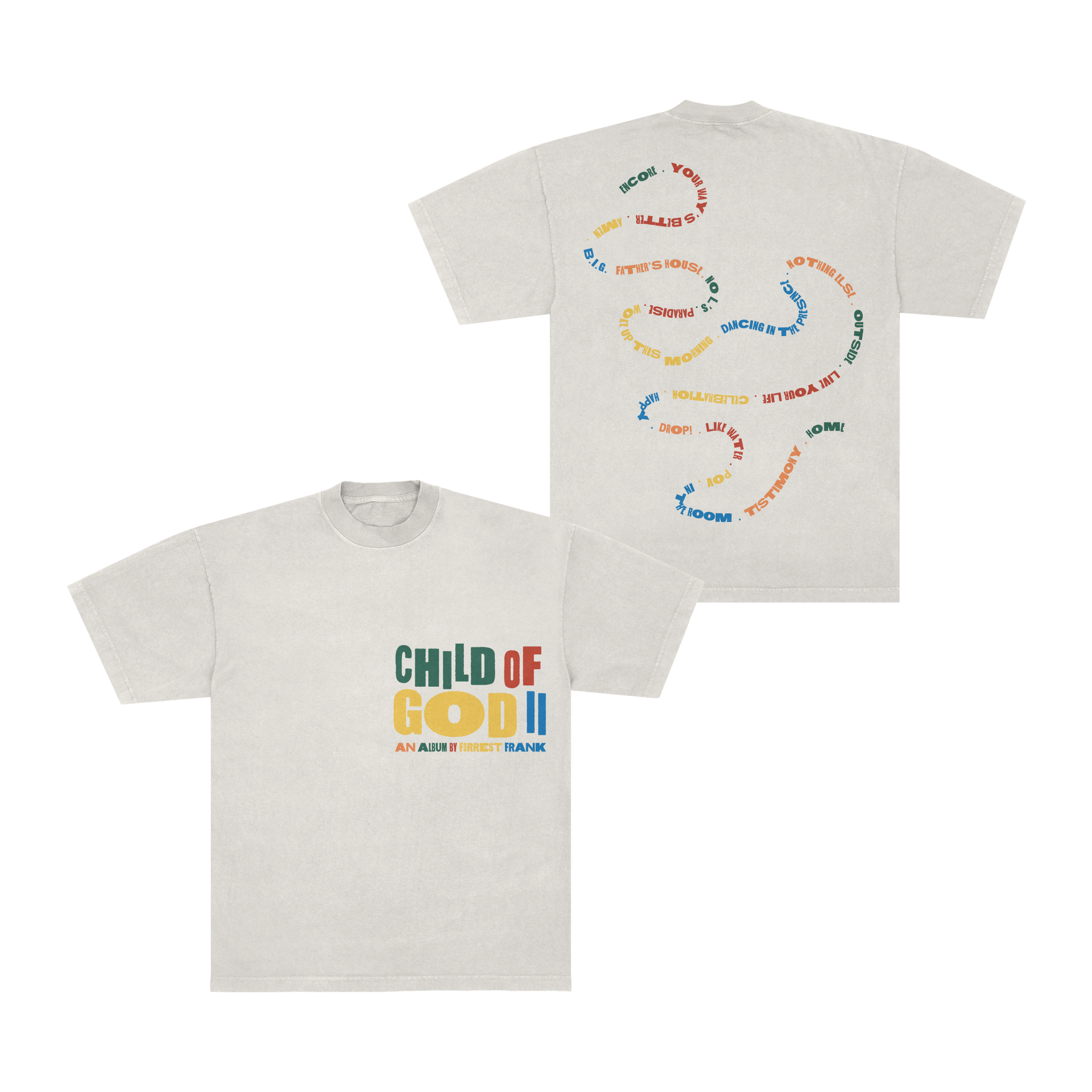 Child Of God II Tracklist Natural T-Shirt